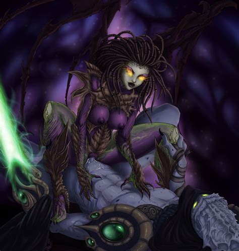 Rule 34 Alien Breasts Domination Dreadlocks Female Femdom Forced Green Eyes Infested Kerrigan
