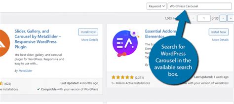 how to add a gallery carousel in wordpress greengeeks
