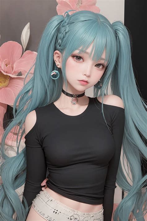 Ai Art Realistic Hatsune Miku By Kowaiihamster On Deviantart