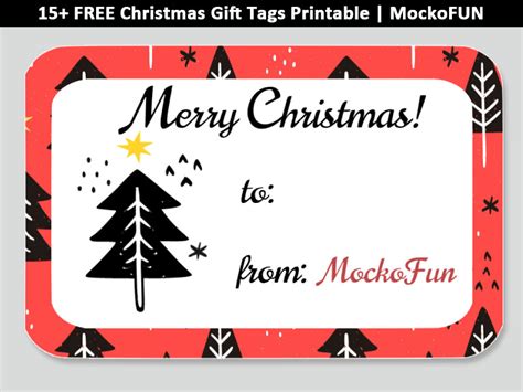 🎄 🎅 🎁 [free] Christmas T Tags Printable Mockofun