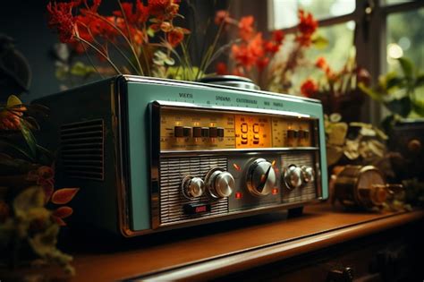 Premium Photo | A retrostyle radio