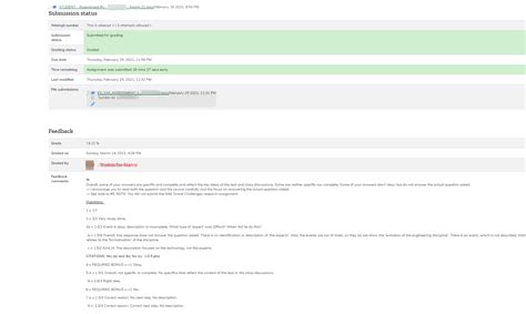assignment feedback s clarkson s documentation library