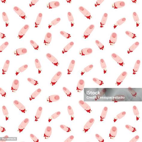 손으로 그린 벡터 일러스트 레이 션은 찢어진 손가락 패턴입니다 추상 낙서 벽지 노출 된 뼈 패턴으로 손가락이 잘립니다 잘게 잘린 손가락의 만화 건강관리와 의술에 대한 스톡