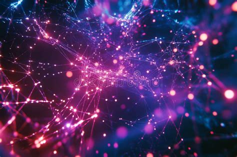 A Virtual Network Inspired Design Featuring Interconnected Glowing