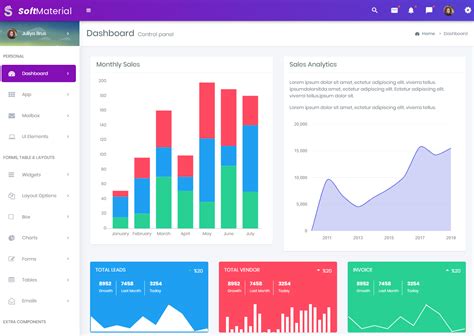 Best ERP Management Dashboard Templates BootstrapDash
