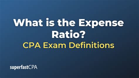 What Is The Expense Ratio Superfastcpa Cpa Review