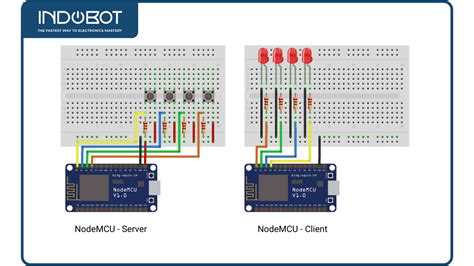 Tutorial Remot Control Menggunakan 2 Nodemcu Esp8266