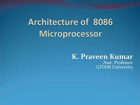 Ppt Intel 8086 Architecture Functions Registers And Flags