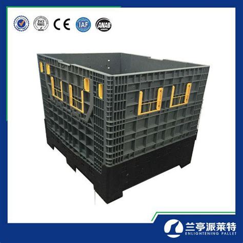 Stackable Collapsible Pallet Box Manufacturers Factory Price Enlightening Plast