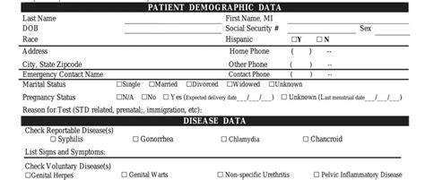 Confidential Std Morbidity Report Pdf Form Formspal