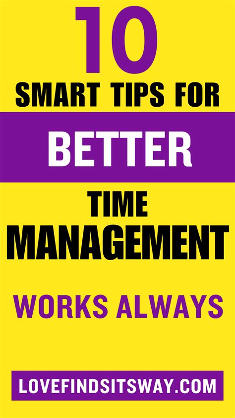 Smart Tips For Better Time Management Works Always