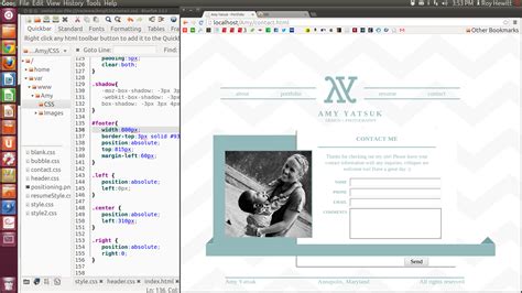 Css I Cant Figure Out Why My Page Is Rendering Differently In