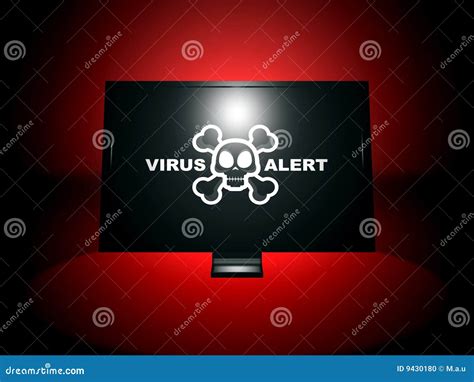 Virus Alert Stock Illustration Illustration Of Scan Program 9430180