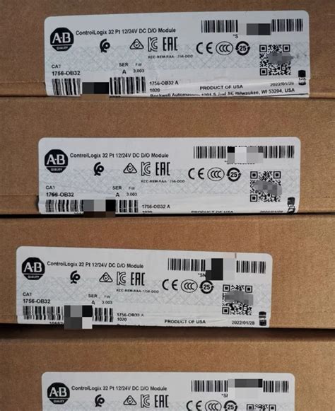 Allen Bradley 1756 Ob32 A Controllogix Dc Output Module 32 Point New Sealed New 426 18