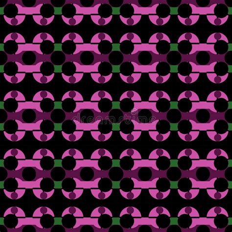 Seamless Colourful Pattern Geometric Backgrounds Vector Design Stock