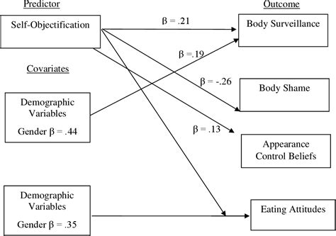 Figure 1 From Self Objectification Objectified Body Consciousness And