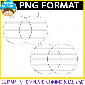 Venn Diagrams Templates Clip Art Compare Contrast For Commercial Use