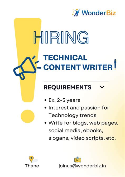 Wonderbiz Technologies Pvt On Linkedin Wonderbiz Joinourteam Contentwriter Techenthusiast