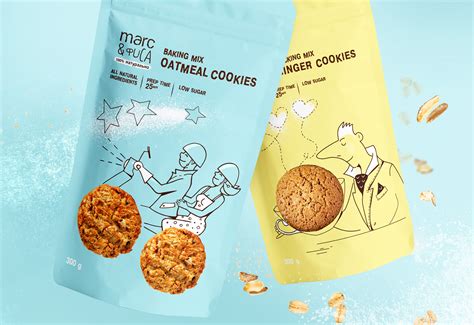 Marcandfisa Baking Mix Packaging Designed By Ekaterina Osina World