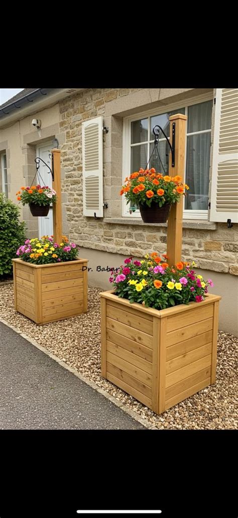 Pin By Katie Bryan On Home Diy Planter Light Post Diy Planter Box