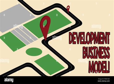 Handwriting Text Development Business Model Concept Meaning Rationale Of How An Organization