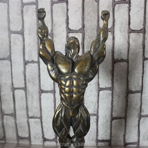 Resin Man Weightlifting Bodybuilding Award Bodybuilding Trophy - Buy ...