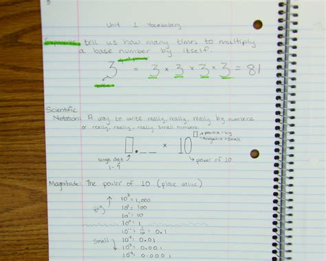 Unit 1 Exponents And Scientific Notation ﻿﻿﻿﻿﻿﻿﻿﻿﻿﻿mrs Silva
