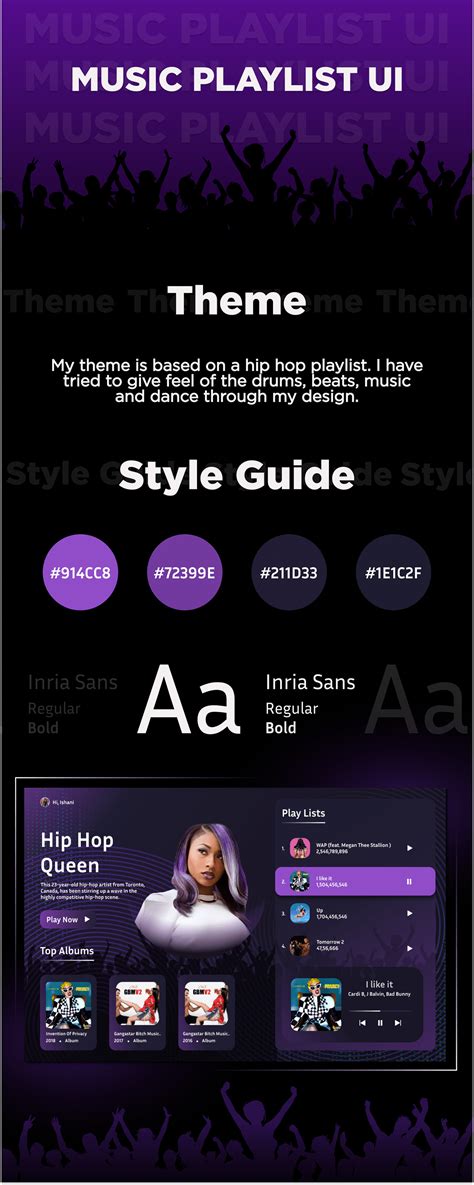 Playlist Ui Design On Behance