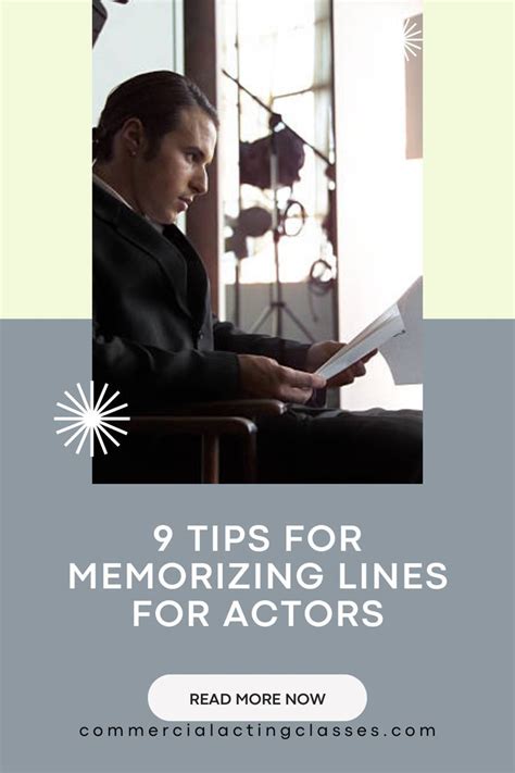 9 Tips For Memorizing Lines For Actors How To Memorize Things Actors Lines