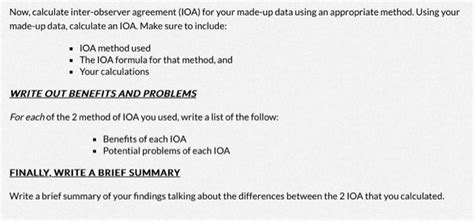 Solved INTERVAL RECORDING IOA For Partial Interval Chegg Com