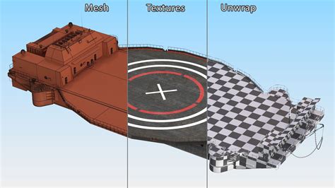 Spacex Autonomous Rocket Recovery Barge Marmac 3d Model 99 3ds