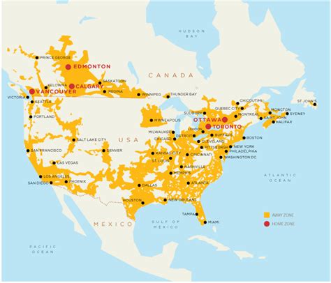 Canadian Network Coverage New Entrants And Selected Regional Carriers Canadian Spectrum Policy