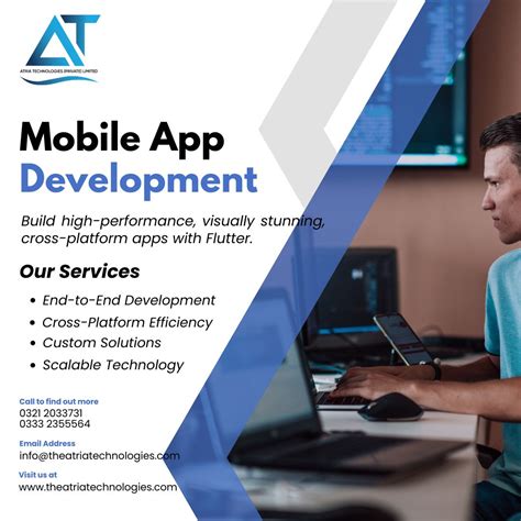 Mobileappdevelopment Flutter Techsolutions Theatriatechnologies… The Atria Technologies