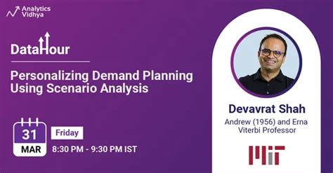 Upcoming Datahour Sessions For This Week Analytics Vidhya