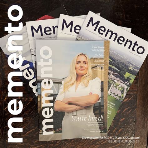 Exciting News For Our Alumni Community The 2024 Edition Of Memento