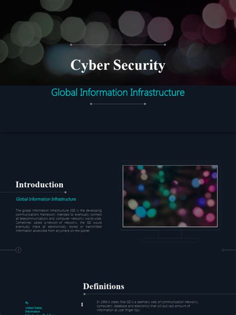 Cyber Security Global Information Infrastructure Pdf Computer Network Information