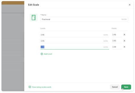 How To Customize A Rating Scale