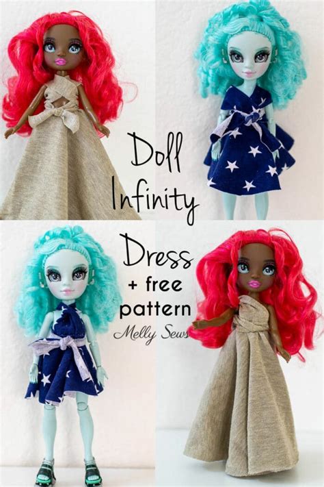 How To Make Doll Clothes Sewing A Doll Dress For Beginners Melly Sews
