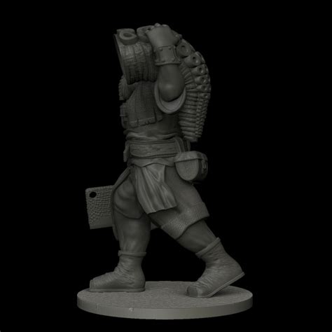 3d Printable Dwarven Dungeon Butcher By Marzbar The Creator