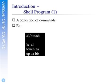 Ppt Shell And Shell Programming Powerpoint Presentation Free Download Id