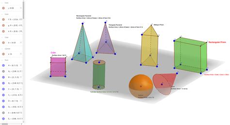 Unit 12 Surface Area Sketch Geogebra