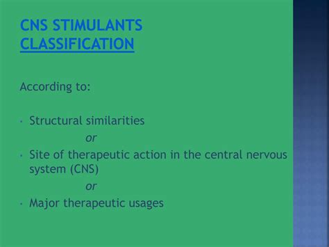 Ppt Cns Stimulants Powerpoint Presentation Free Download Id6223167