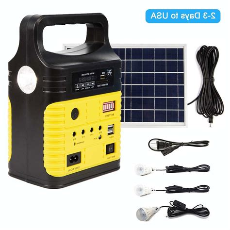 10w Portable Generator Power Inverter Solar System