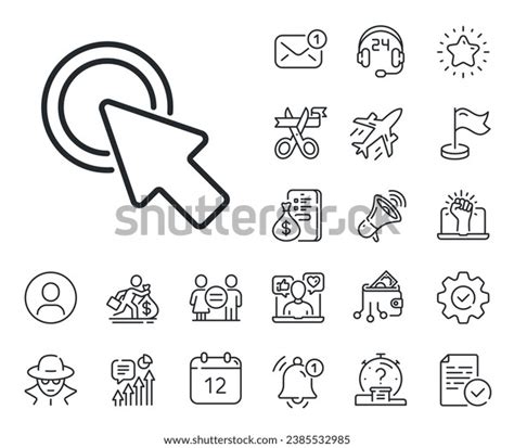 Push Button Sign Salaryman Gender Equality Stock Vector Royalty Free Shutterstock