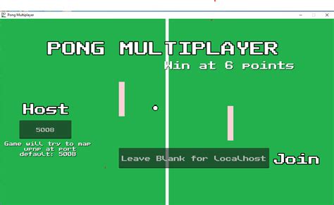 Pong Multiplayer Game By Therappha