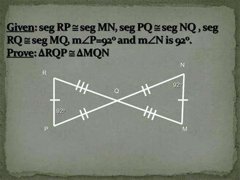 TRIANGLE CONGRUENCE SSS ASA SAS And AAS PPT