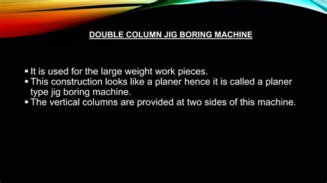 Jig Boring Machine Pptx