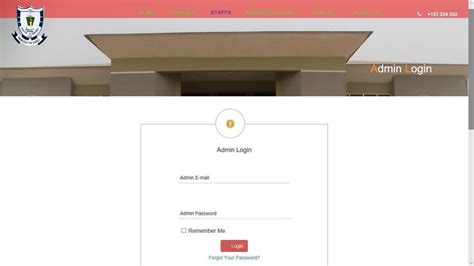 1 Admin Login Page Ii Admin Dashboard Download Scientific Diagram