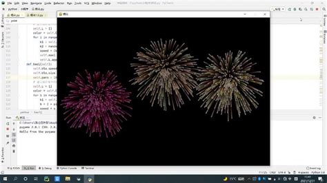 Python画烟花绽放出字python如何制作烟花python名字焰火编程 Csdn博客