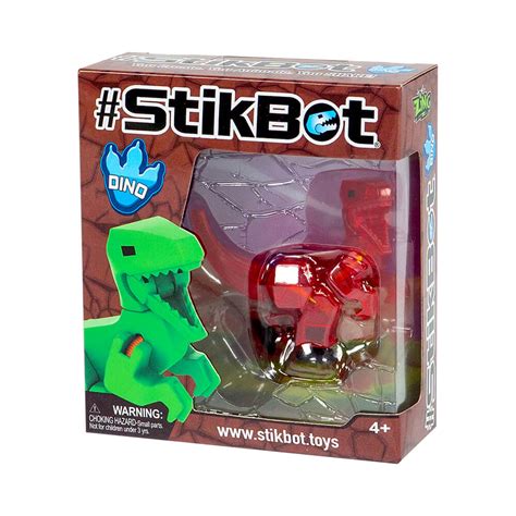 Stikbot Dino Single Pack Velociraptor And More Animation Figures